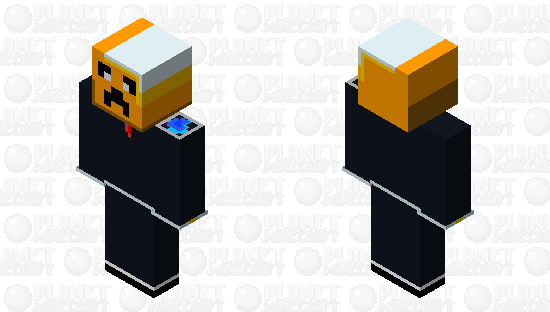 golden creeper Minecraft Skin
