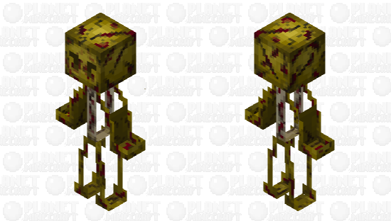 A Mix Of Springtrap + Lollipop from Battle for BFDI Minecraft Skin