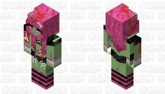 Zombie girl Minecraft Skin