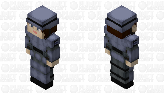 WW: Enclave Army Combat Armor (Urban + Female) Minecraft Skin