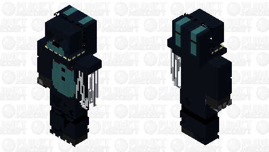 Fnaf Movie 2 Withered Bonnie/Prototype Bonnie (With Mask) Minecraft Skin