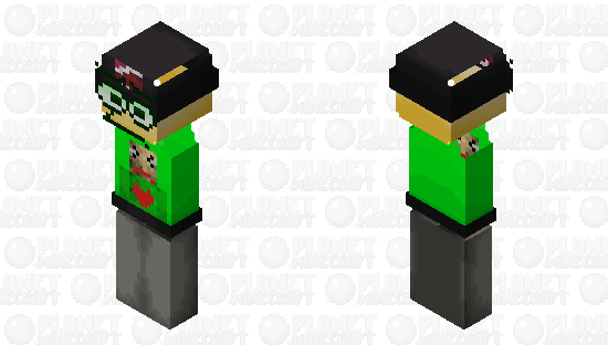 Gary FNF Golden Apple Minecraft Skin