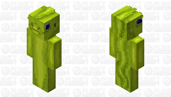 Green Moray Eel Minecraft Skin