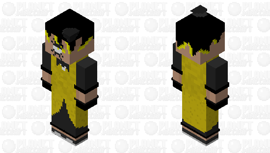 Bill Cipher as a human Minecraft Skin