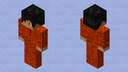 xNestorio but Orange Minecraft Skin