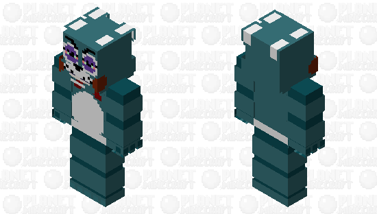 Fnaf Movie 2 Toy Bonnie (Red Eyes) Minecraft Skin