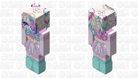 Needy Streamer Overload: Pastel Ame Minecraft Skin