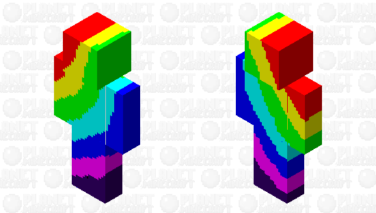 RAINBOW STEVE Minecraft Skin