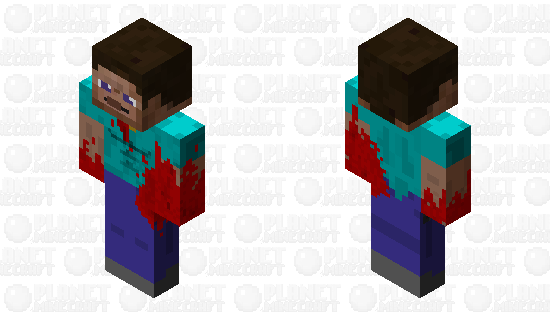 Soulless Steve Minecraft Skin
