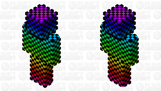 RGB Checkerboard Minecraft Skin