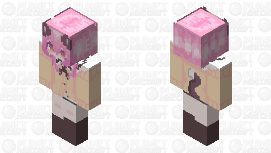 (UPDATED) Aoi Mukou Kitty :33 Minecraft Skin