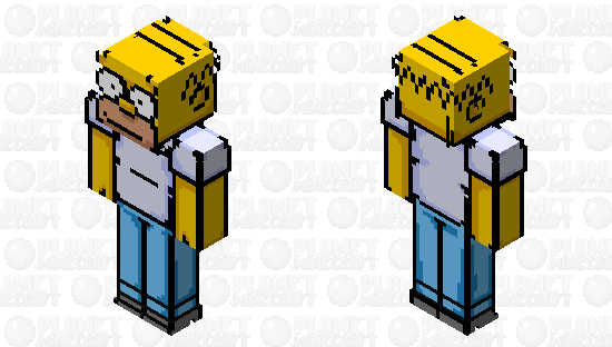 Homer Simpson Minecraft Skin