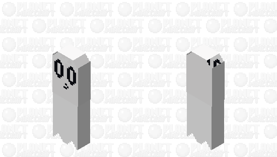 Napstablook (UnderTale) Minecraft Skin