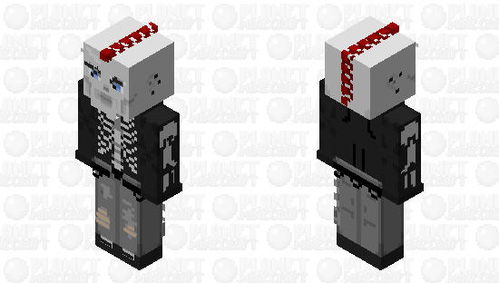 𝙅𝙊𝙃𝙉𝙉𝙔 𝙉𝘼𝙋𝘼𝙇𝙈 (𝙎𝙆𝙀𝙇𝙀𝙏𝙊𝙉) - 𝙶𝚄𝙸𝚃𝙰𝚁 𝙷𝙴𝚁𝙾 𝙸𝙸𝙸 Minecraft Skin