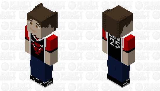 Lou with a Chicago Bulls Jersey Minecraft Skin