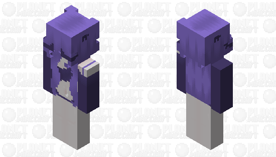 Violet Faceless Minecraft Skin