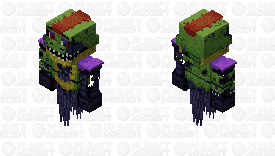 FNaF: Security Breach - Shattered Montgomery Gator Minecraft Skin