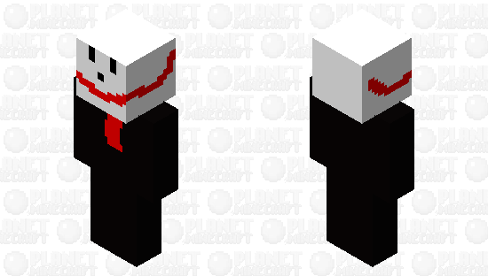 Goofy slender man Minecraft Skin