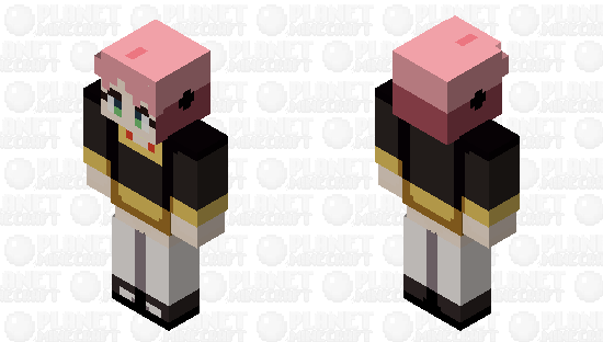 「requested realclass high quality pythonproject」anya forger Minecraft Skin