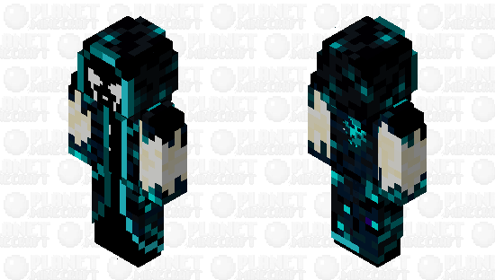 Ancient Warden Cape With Body (Bedrock Version Minecraft Skin