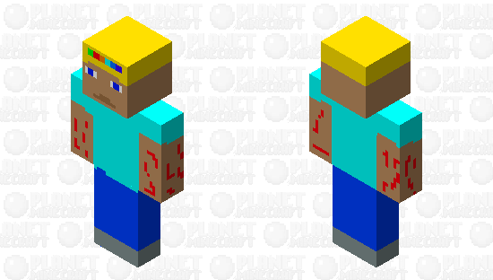 the bloody king steve Minecraft Skin