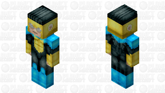 Invincible: Invincible (Season 1: Mark Grayson: Image: 2021) Minecraft Skin