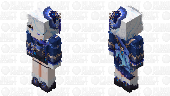 Furina (Pneuma form in desc.) | Genshin Impact | Bedrock Minecraft Skin