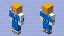 Fantastic Four Susan Storm Minecraft Skin