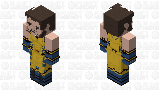 Wolverine | Deadpool and Wolverine (No sleeves) Minecraft Skin
