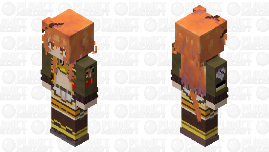 Umamusume-Mayano Top Gun Minecraft Skin