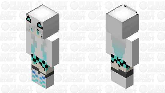 wolf girl Minecraft Skin