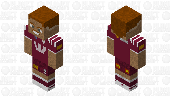 Rugby League Queensland Maroons Minecraft Skin