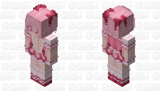Madoka Kaname (Madoka Magica) 128x128 Minecraft Skin