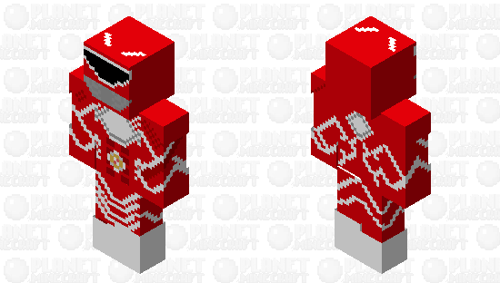Power Rangers Mighty Morphin Red Ranger Minecraft Skin