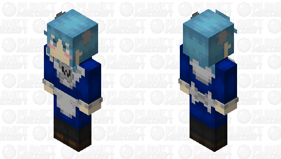 Wikipe-tan (grown-up) Minecraft Skin