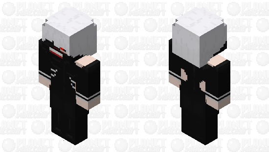 Ken Kaneki Mask Minecraft Skin