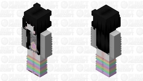 Cute nyan cat girl Minecraft Skin