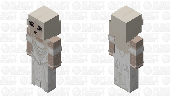 white queen/ alice in wonderland character Minecraft Skin