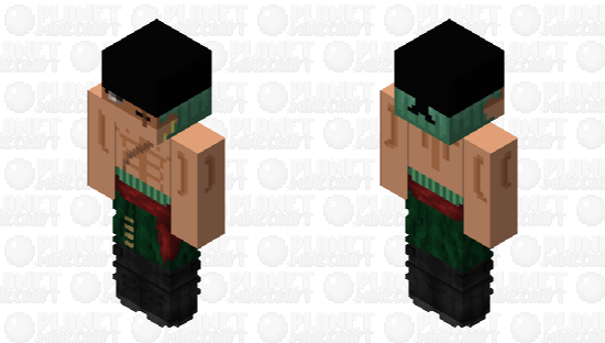 Zoro con Bandana Minecraft Skin