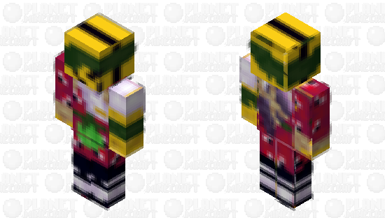Honey bee samurai Minecraft Skin