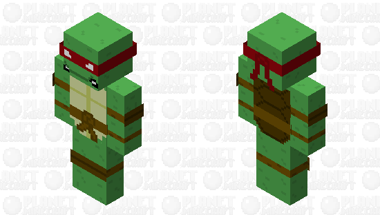 TMNT Raphael Minecraft Skin