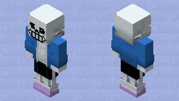 Sans HD Bedrock Minecraft Skins | Planet Minecraft Community