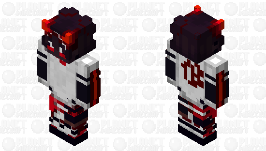 White devil Minecraft Skin