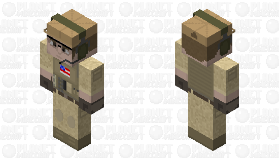 HD Battlefield 4 US Engineer Minecraft Skin