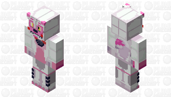 Galaxy Productions: Funtime Foxy Minecraft Skin