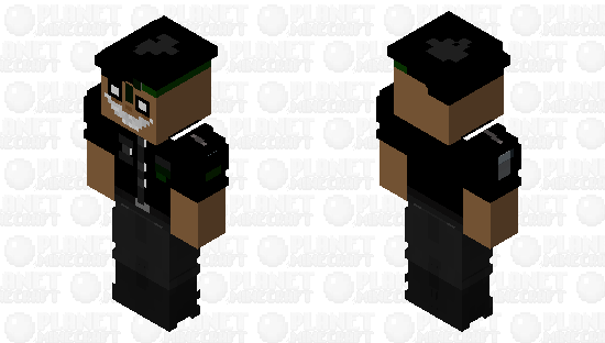 Güstavsonn Leaderfüher Uniforme de Militante Minecraft Skin