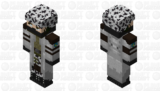 STALKER 2: Монолитовец в шлеме и плаще Minecraft Skin