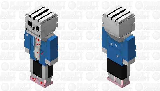 insanity sans Minecraft Skin
