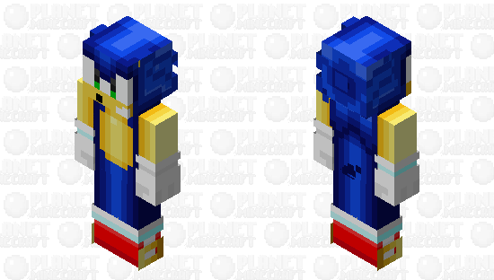 Sonic Adventure • Sonic The Hedgehog Minecraft Skin