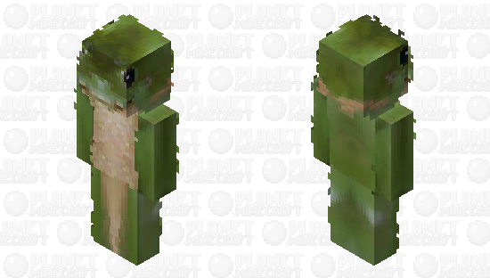Green Tree Frog Minecraft Skin